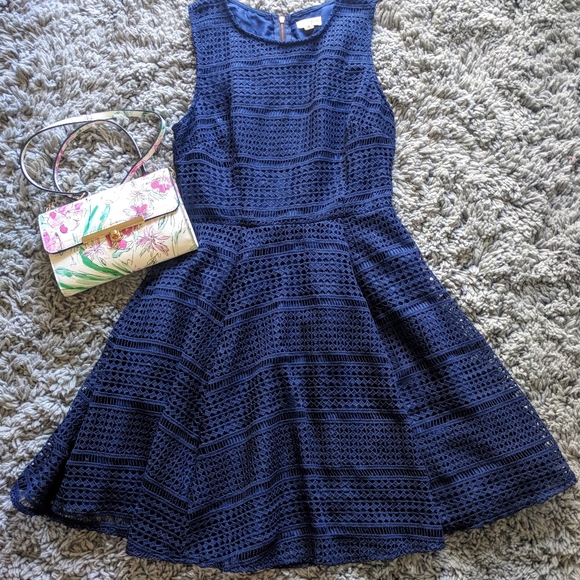 Maison Jules | Dresses | Maison Jules Navy Blue Dress | Poshmark